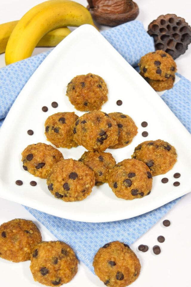 Bananen Kekse mit Hirseflocken